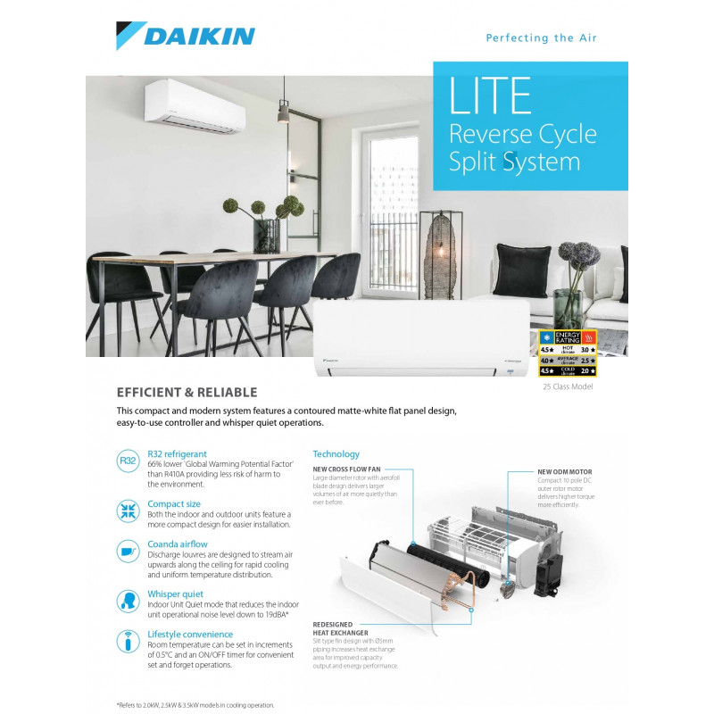 Daikin 7.1 kW Reverse Cycle Split System